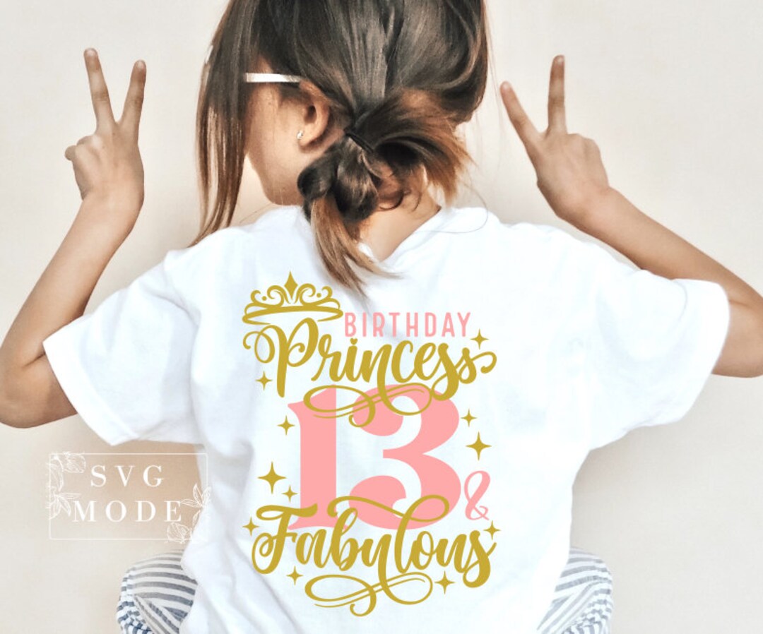13th Birthday SVG PNG PDF, 13th Birthday Svg, Birthday Svg, 13th ...