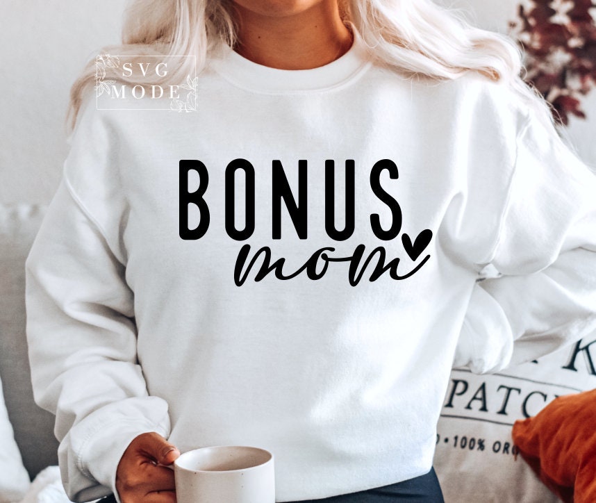 Bonus Mom SVG PNG PDF Mom Svg Bonus Mama Svg Stepmom Svg - Etsy