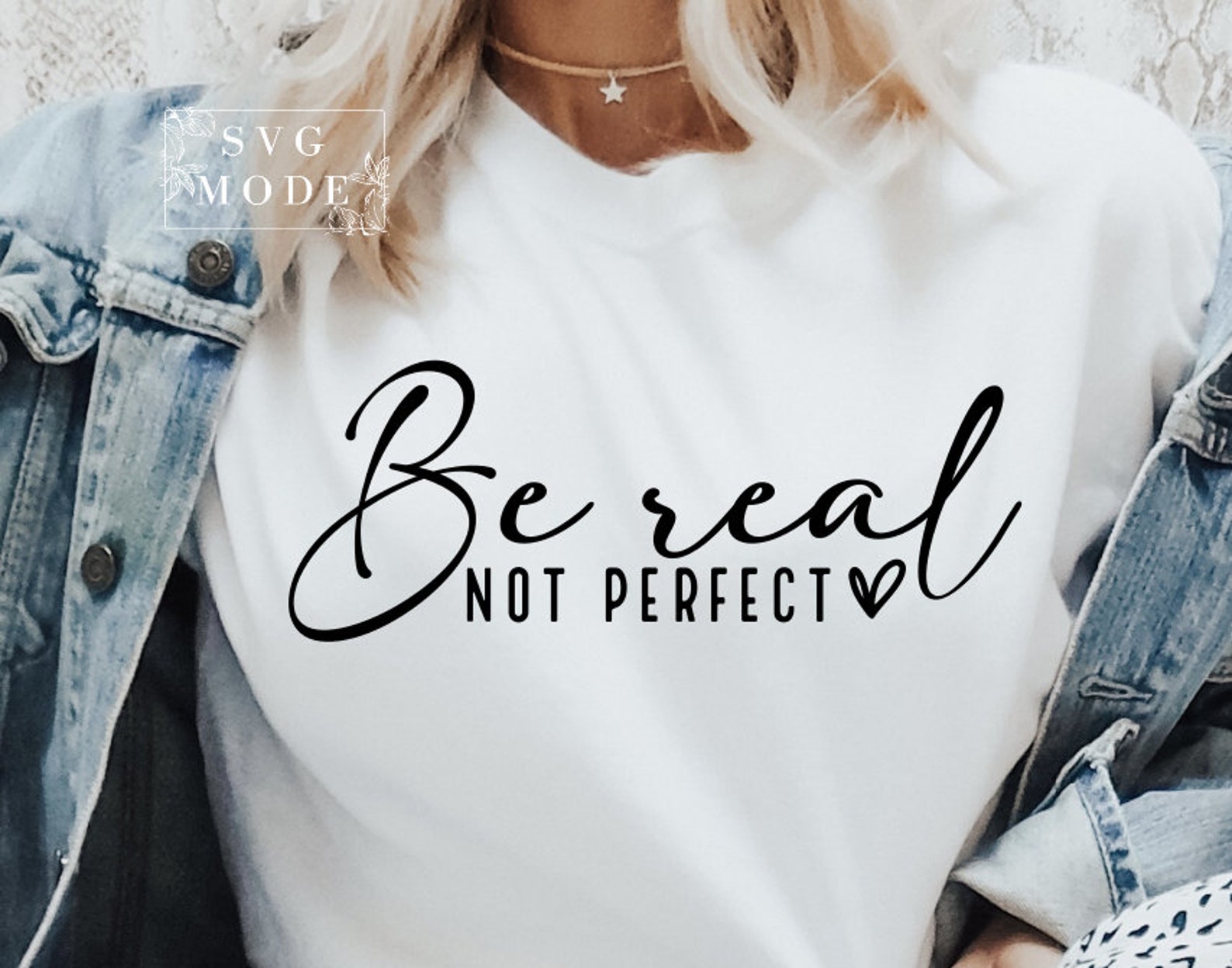 Be Real Not Perfect SVG PNG PDF, Worthy Svg, Inspirational Quote Svg ...