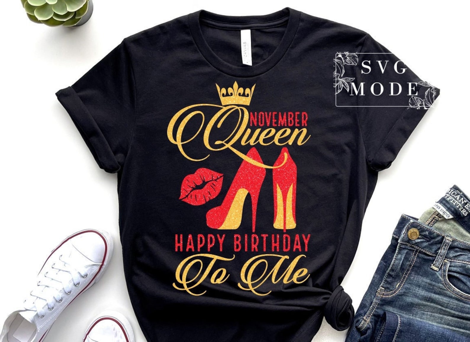 This Queen Was Born in November SVG, Birthday Queen Svg, November Queen ...