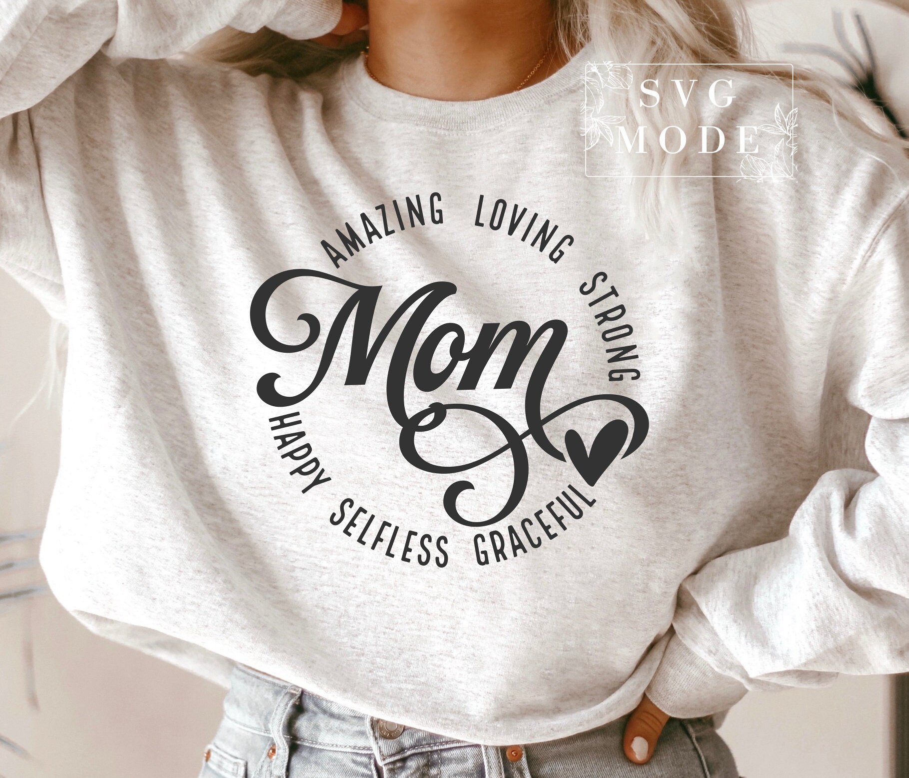 Mom is Strong SVG PNG PDF Happy Mother's Day Svg Mom - Etsy