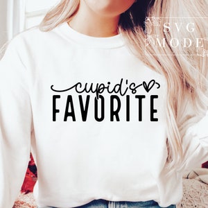 Cupid's Favorite SVG PNG, Funny Valentine Svg, Hello Valentine Svg ...