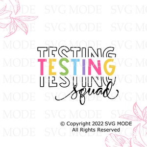 Test Day Teacher Shirt SVG PNG PDF, Testing Squad Svg, Test Day Svg ...