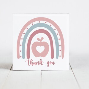 Boho Rainbow Svg Bundle, Teacher Rainbow Svg, Thank You Teacher Svg ...