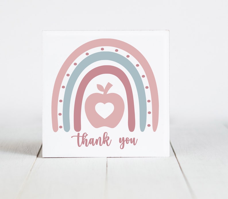 Boho Rainbow Svg Bundle Teacher Rainbow Svg Thank You - Etsy
