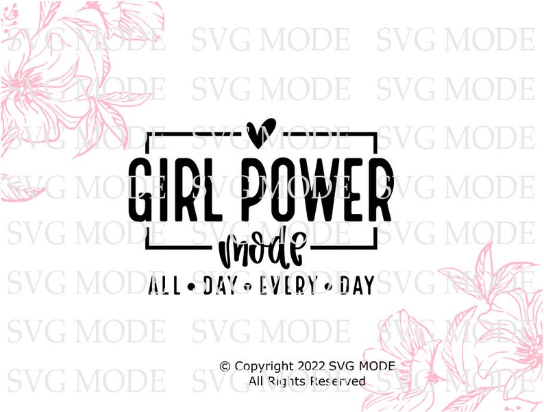 Girl Power Svg Inspirational Svg Positive Quote Svg Mental - Etsy
