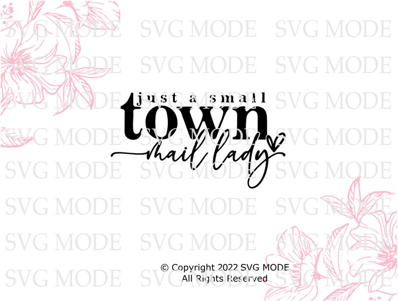 Small Town Mail Lady SVG PNG, Postal Worker Svg, Mail Lady Svg, Mail ...