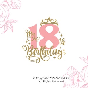 Finally 18 SVG PNG PDF, 18th Birthday Svg, Sweet 18 Shirt Svg, It's My ...