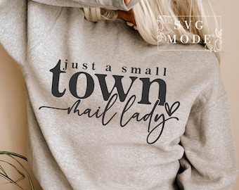 Small Town Mail Lady SVG, Postal Worker Svg, Postal Worker Png, Mail ...