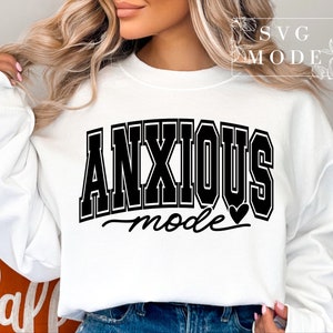 Forever Anxious SVG PNG, Mental Health Svg, Anxiety Svg, Always Anxious ...
