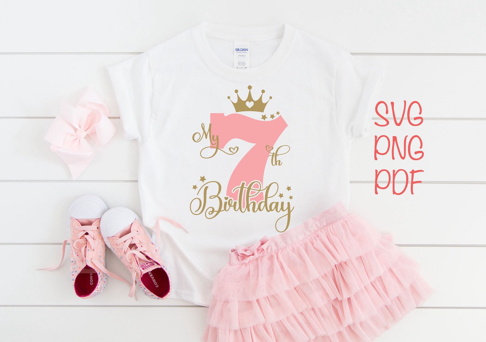 7th Birthday SVG PNG PDF , 7th Birthday Svg, Birthday Svg, Seventh ...