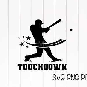 Touchdown T-Shirt Svg Baseball Svg Funny Sports Svg Funny | Etsy