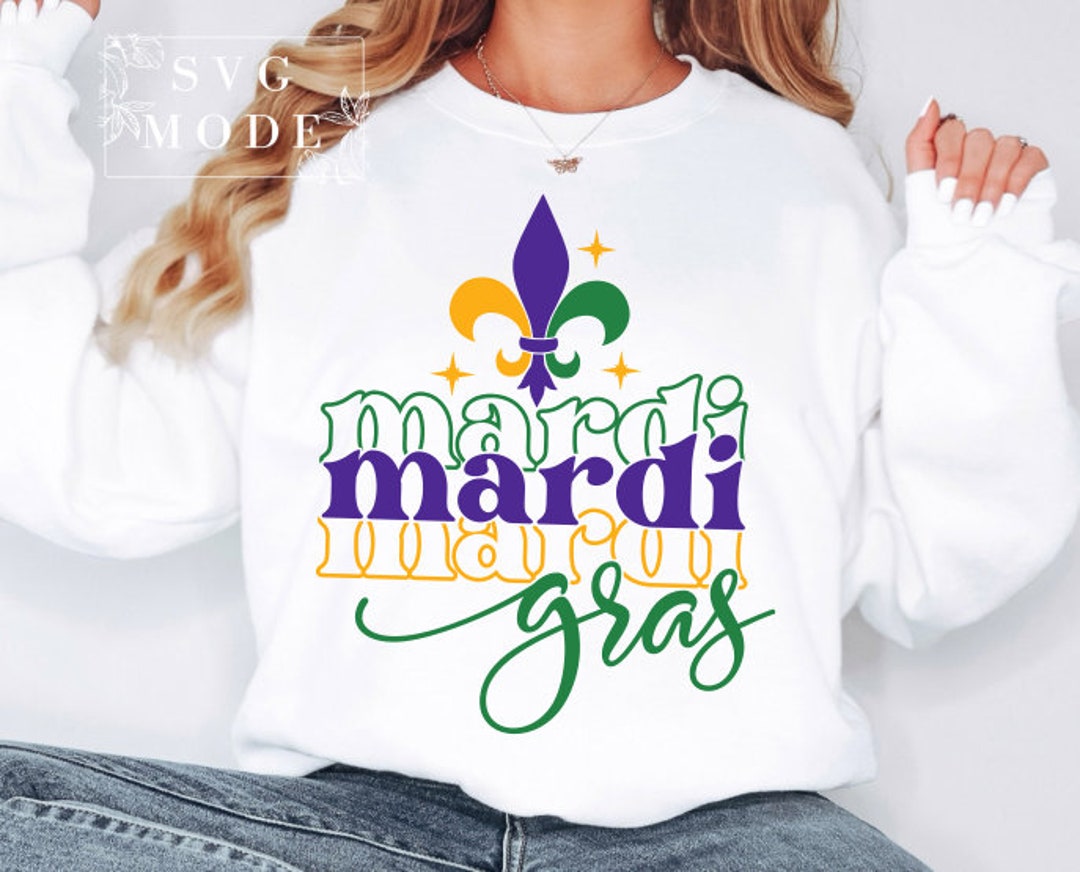 Mardi Gras SVG PNG PDF, Funny Mardi Gras Svg, Fleur De Lis Svg, Fat ...