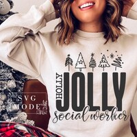 Social Worker Christmas Tree Digital Download SVG JPG PNG - Etsy