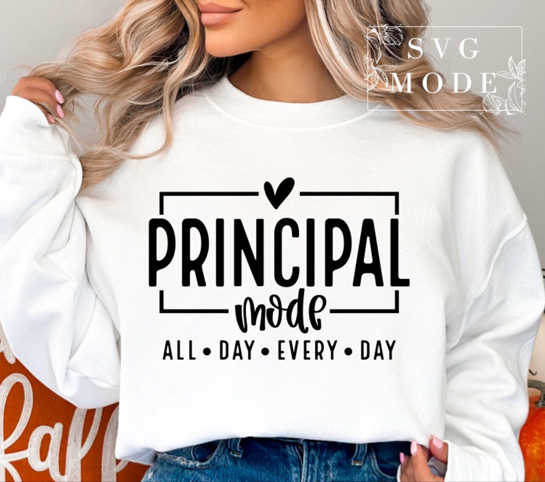 Principal Mode SVG PNG, One Loved Principal Svg, Best Principal Svg ...