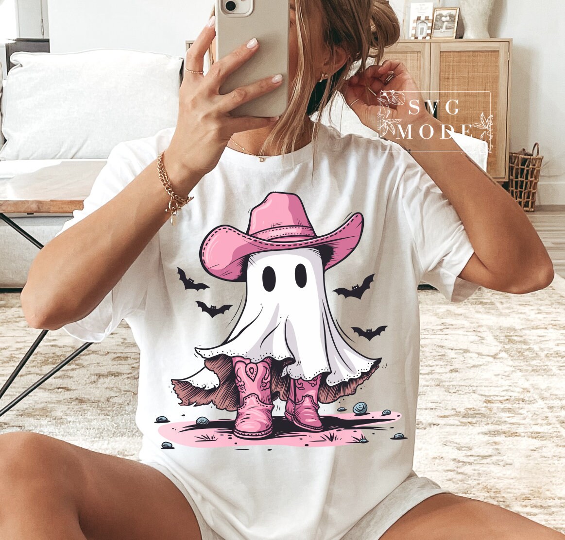 Boo Haw PNG, Cowboy Ghost Png, Halloween Western Ghost Png, Cowboy Hat ...
