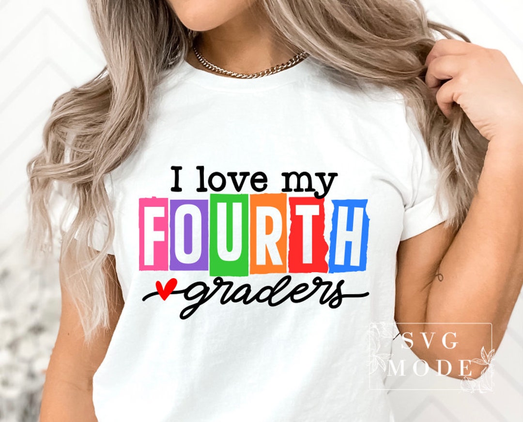 Fourth Grade Teacher SVG PNG, Teacher Life Svg, 4th Grade Teacher Svg ...