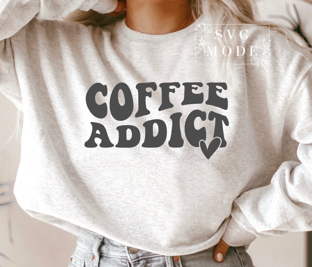Coffee Addict SVG PNG PDF Coffee Svg Iced Coffee Addict Svg - Etsy