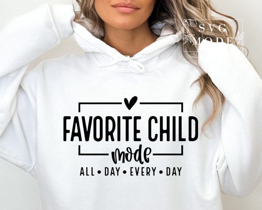Favorite Child SVG PNG PDF, Mom Shirt Svg, Daughter Shirt Svg, Teen Svg ...
