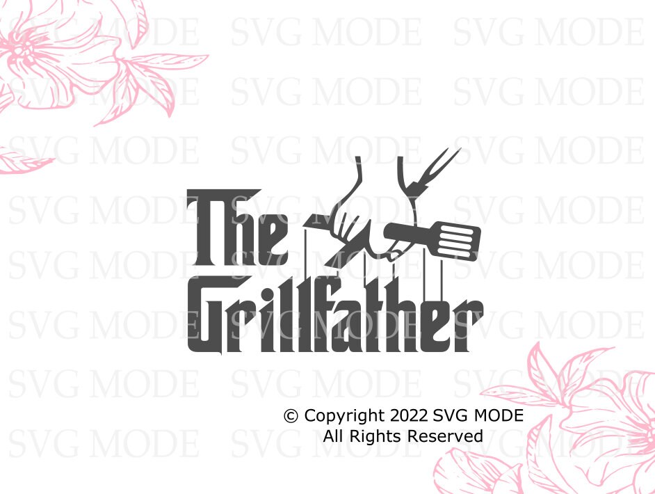 The Grillfather SVG PNG PDF Father's Day Svg Bbq Svg - Etsy