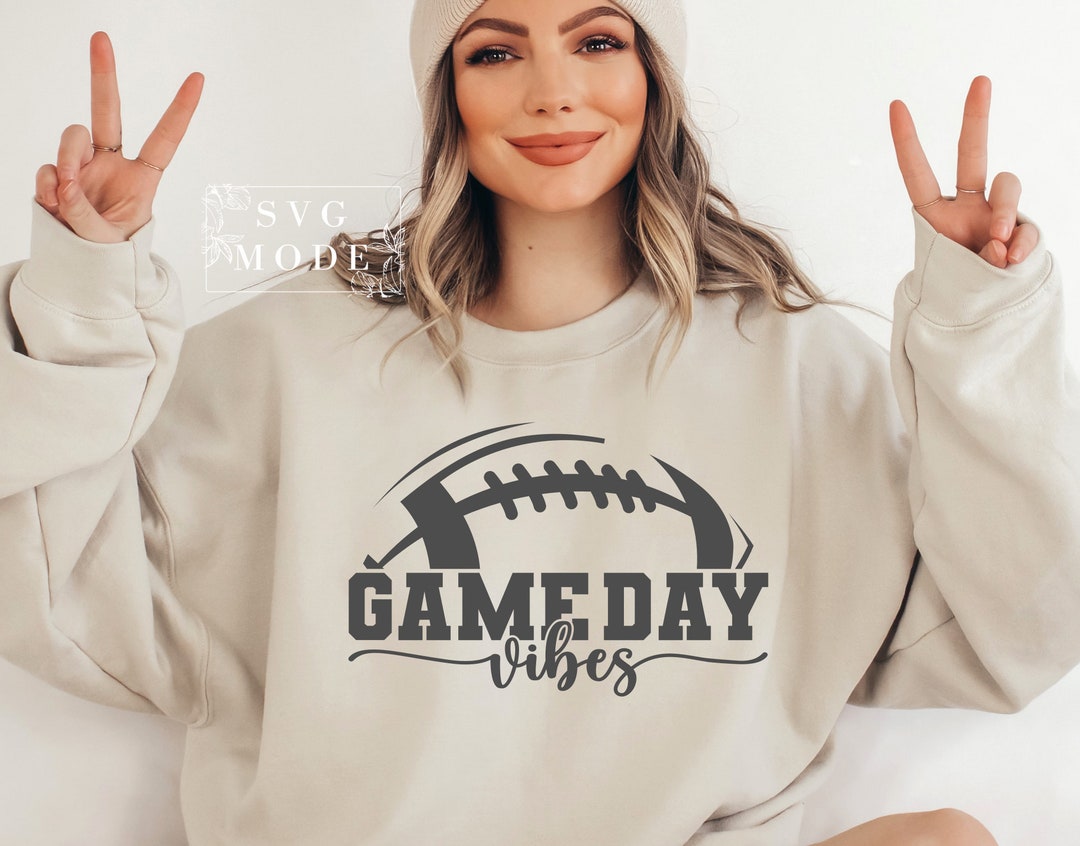 Game Day Vibes SVG PNG PDF, Game Day Svg, Football Svg, Game Day Shirt ...