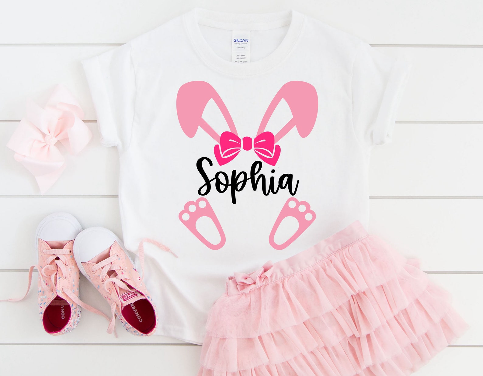 Bunny Name Frame SVG PDF PNG Easter Svg Bunny Ears Svg - Etsy