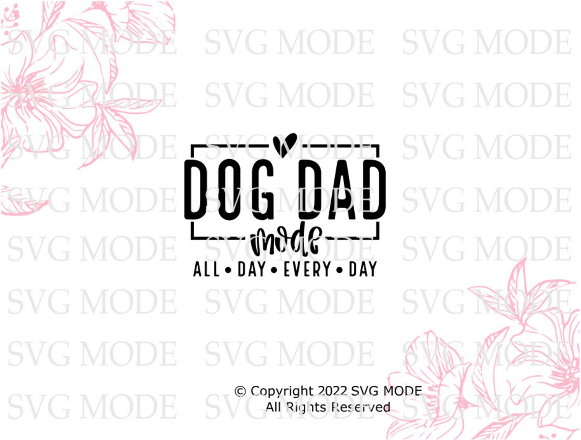 Dog Dad SVG PNG PDF, Dog Daddy Svg, Paw Svg, Love Dogs Svg, Pet Svg ...