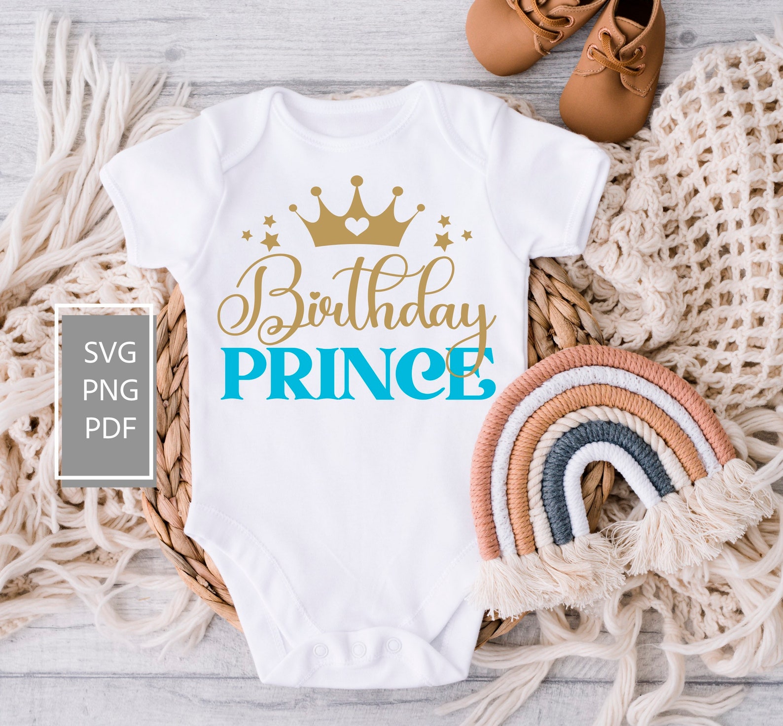 Birthday Prince Svg Bundle, Mom of the Birthday Prince, Dad of the ...