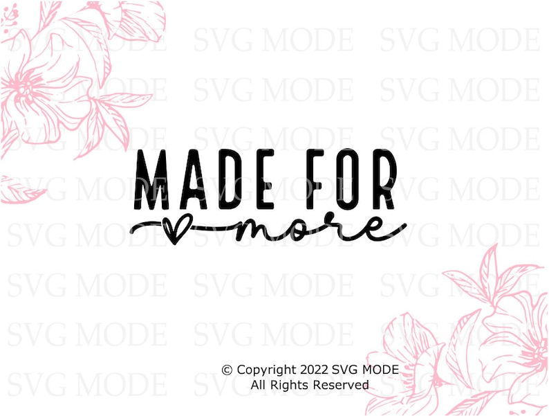 Made for More Svg Blessed Svg Faith Svg Christian Svg - Etsy
