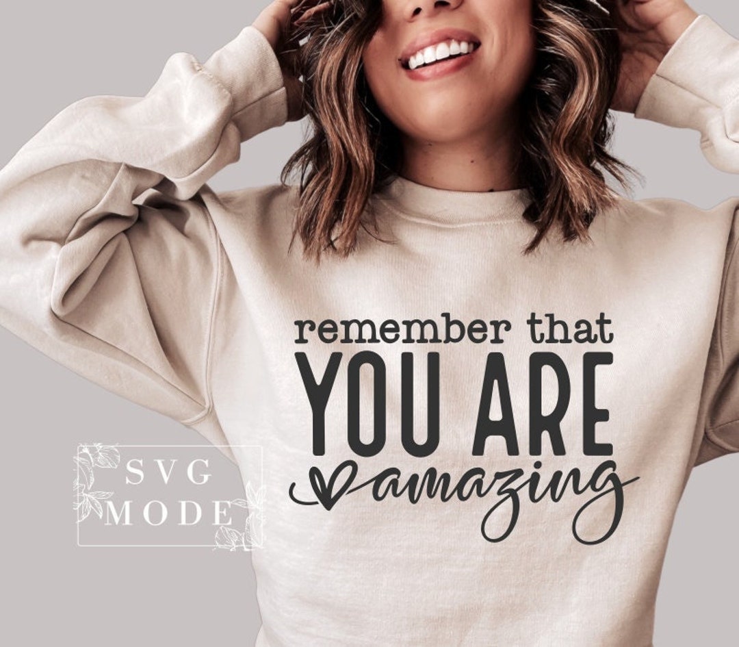 You Are Amazing SVG PNG, You Are Enough, Inspirational Svg, Mental ...