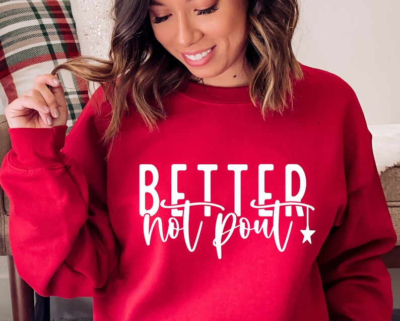 Better Not Pout SVG PNG PDF Santa Svg Funny Christmas Svg - Etsy
