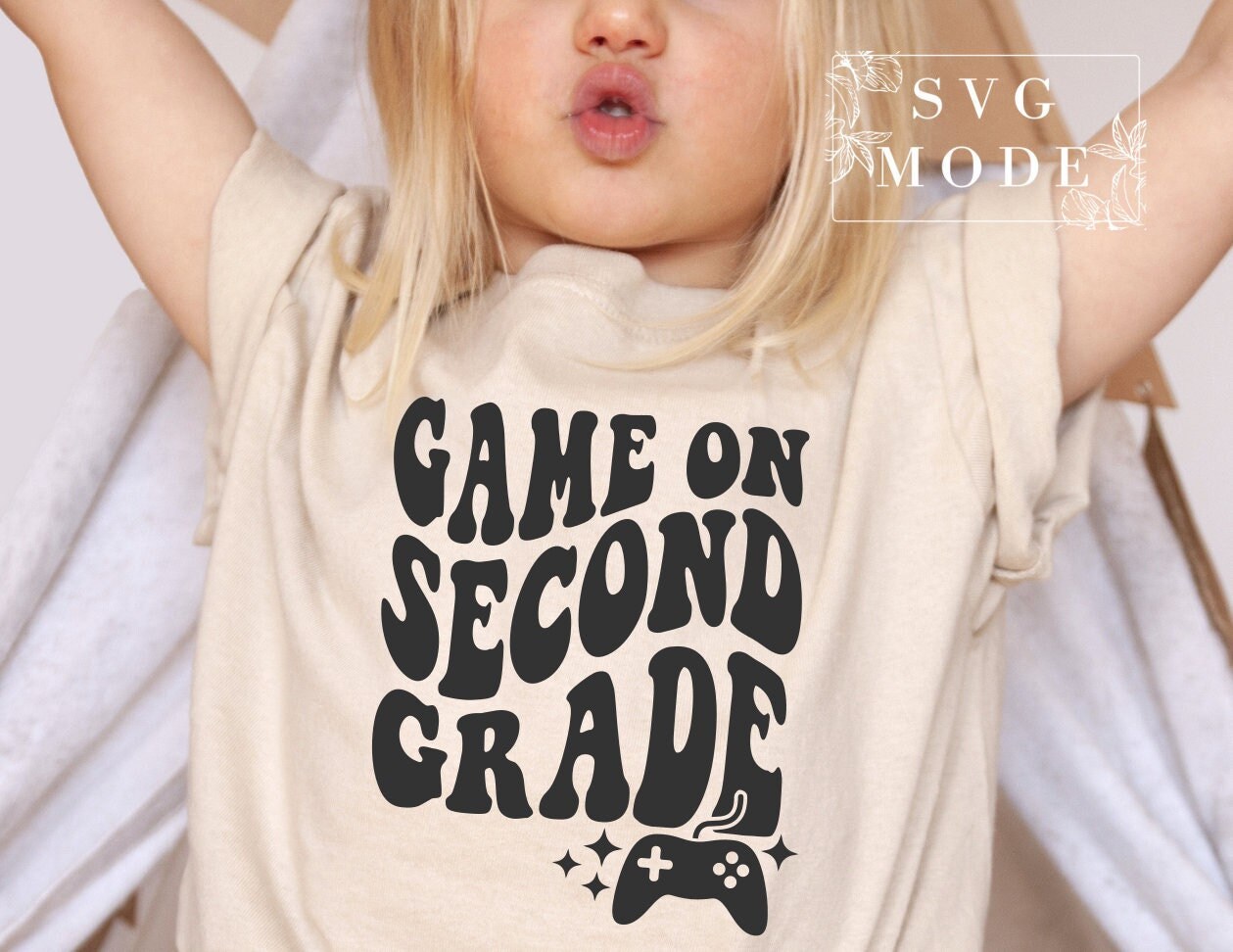 Second Grade Vibes SVG PNG PDF Hello Second Grade Svg - Etsy