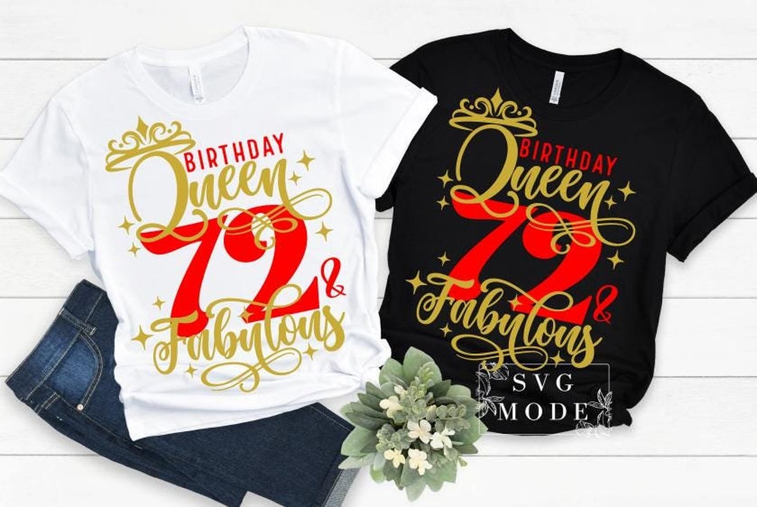 72nd Birthday SVG, Hello Seventy Two Svg, 72 and Fabulous Svg, Seventy ...