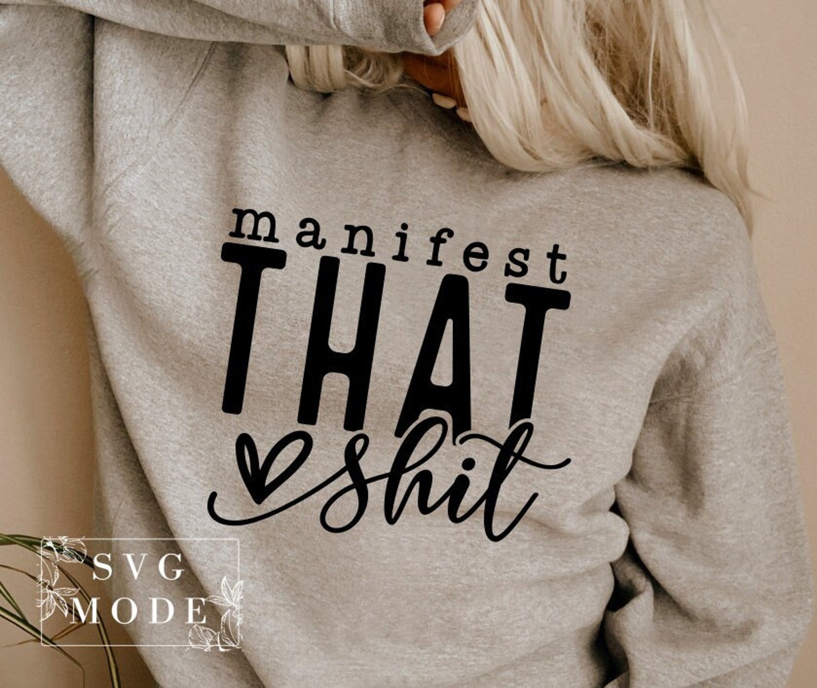 Manifest That Shit SVG PNG PDF Law of Attraction Svg - Etsy