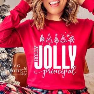 Merry Principal SVG PNG, Principal Christmas Svg, Principal Svg, Merry ...