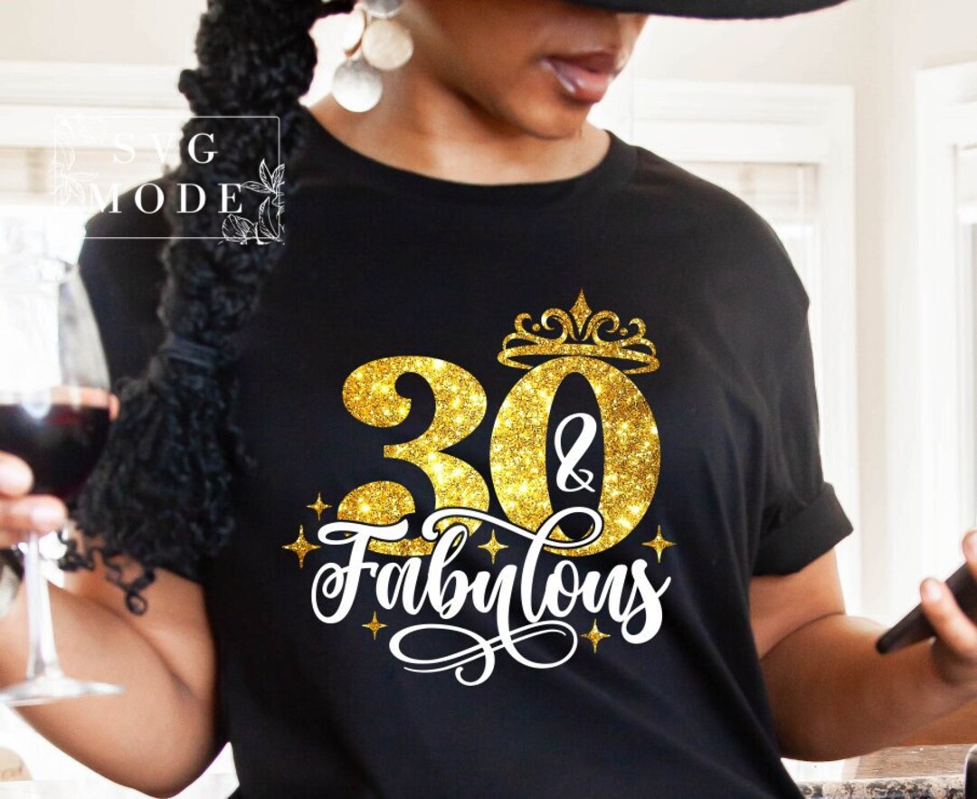 Hello Thirty SVG PNG, 30th Birthday Svg, Thirty and Fabulous Svg ...