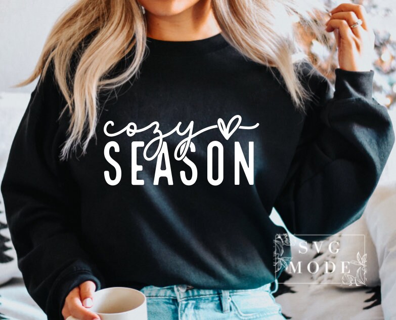 Cozy Season SVG PNG PDF Get Cozy Svg Merry Christmas Svg - Etsy