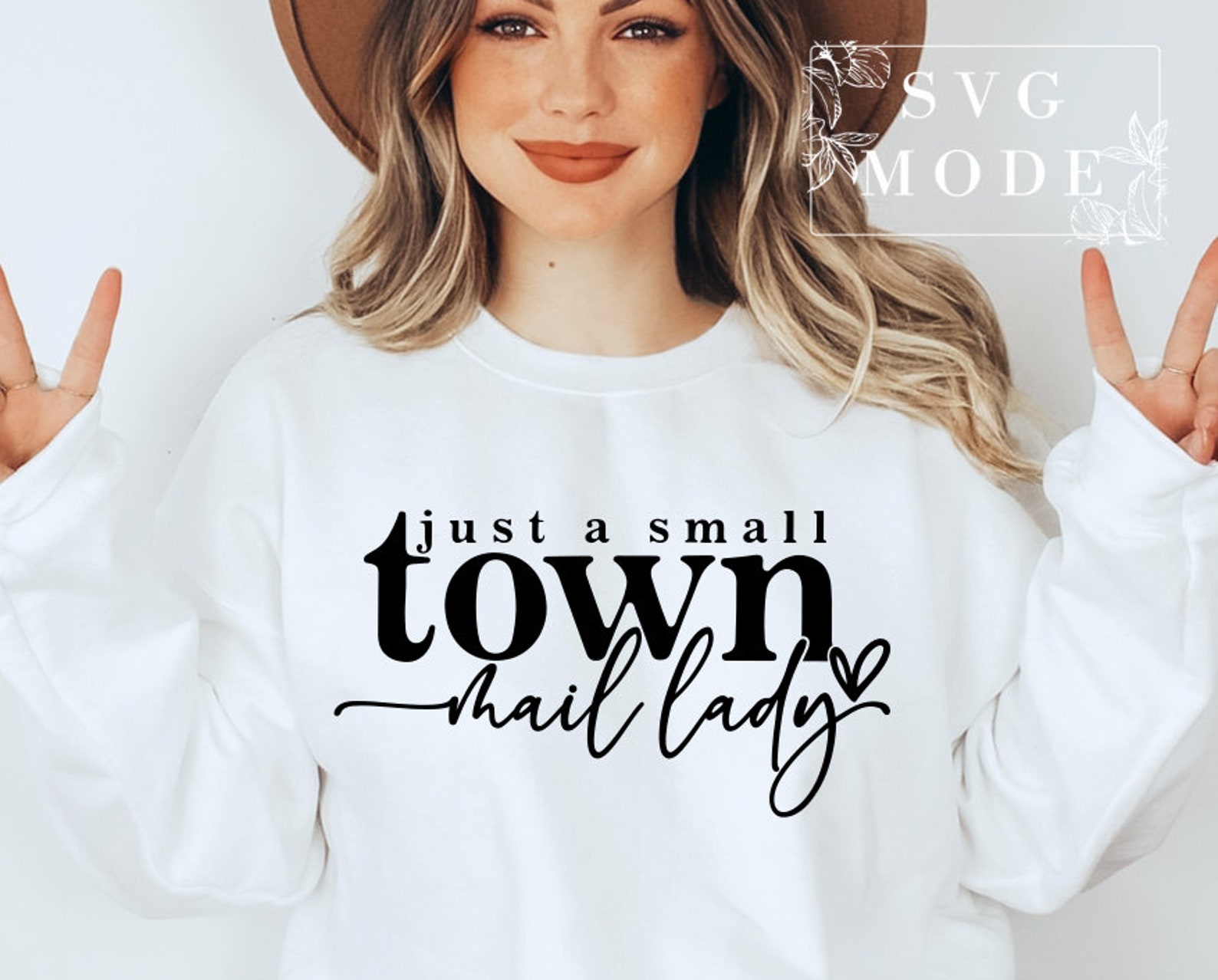 Small Town Mail Lady SVG PNG, Postal Worker Svg, Mail Lady Svg, Mail ...