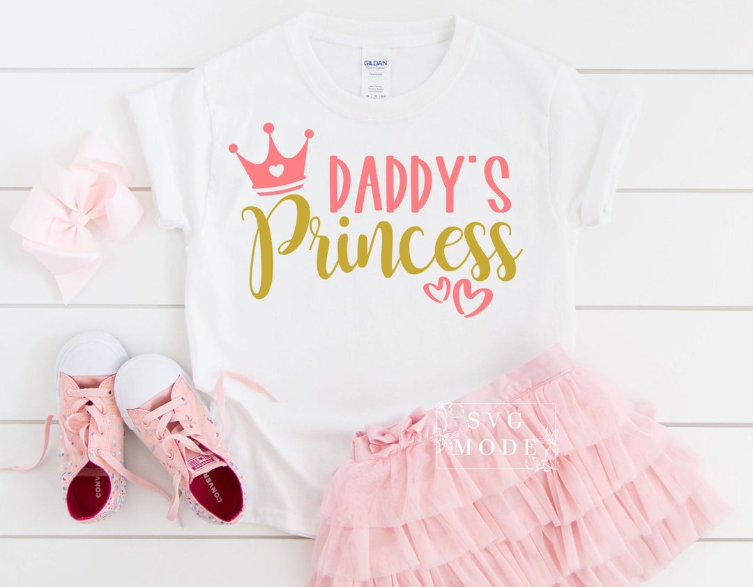 Daddy's Princess SVG PNG PDF, Princess Svg, Baby Girl Svg, Daddy's Girl ...