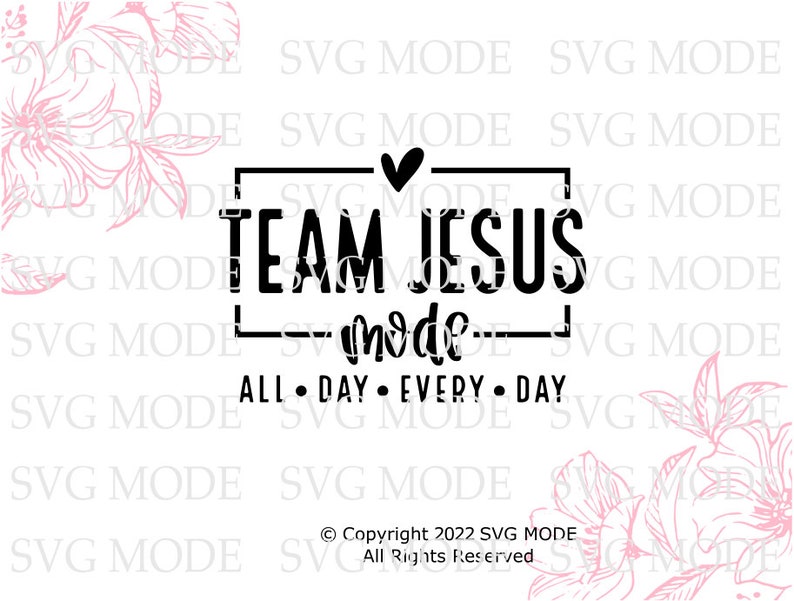 Team Jesus SVG PNG PDF Love Like Jesus Christian Svg - Etsy