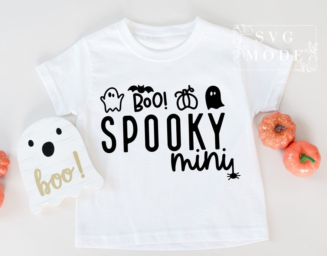 Spooky Mini SVG PNG Baby Ghost Svg Toddler Spooky Svg Kids - Etsy UK