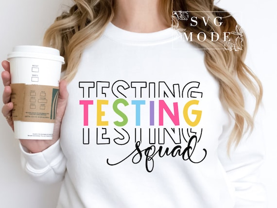 Test Day Teacher Shirt SVG PNG PDF Testing Squad Svg Test | Etsy