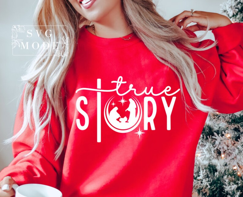 True Story SVG PNG Nativity Scene Svg True Story Nativity - Etsy