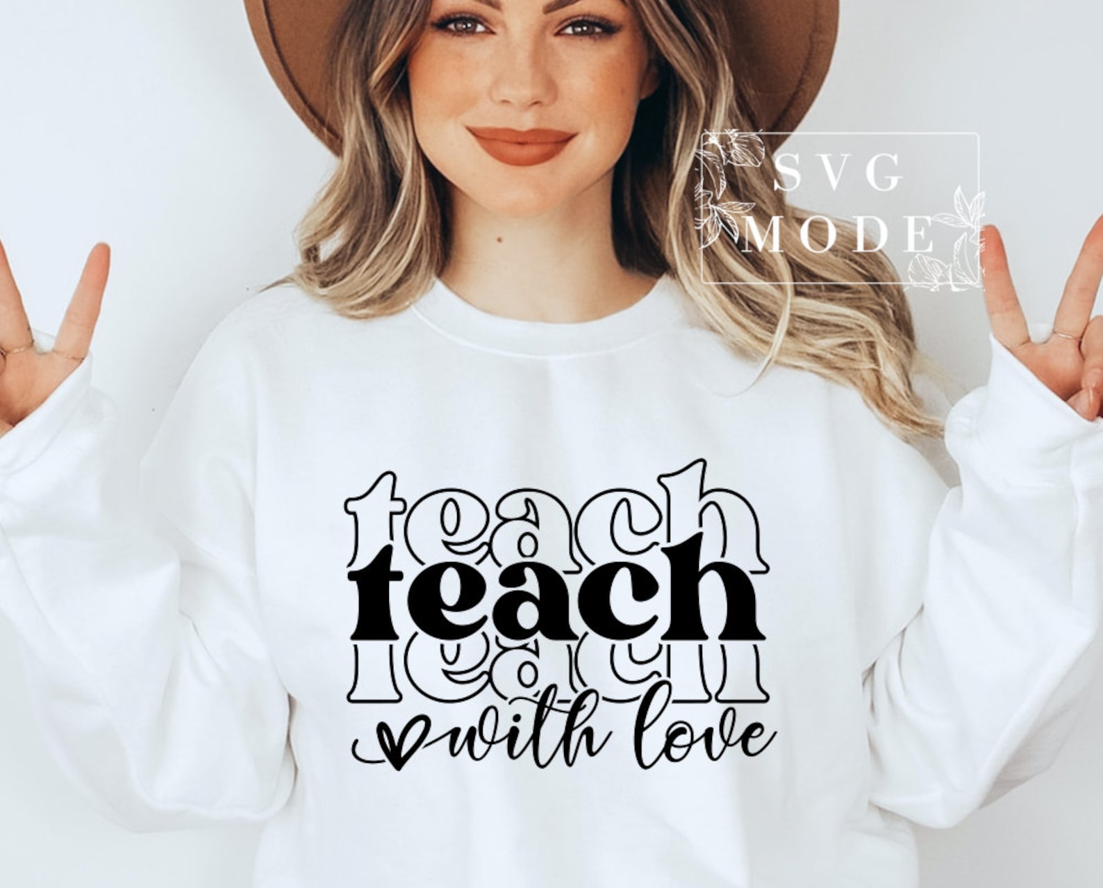 Teach With Love SVG PNG PDF Teacher Life Svg Teacher Quotes - Etsy