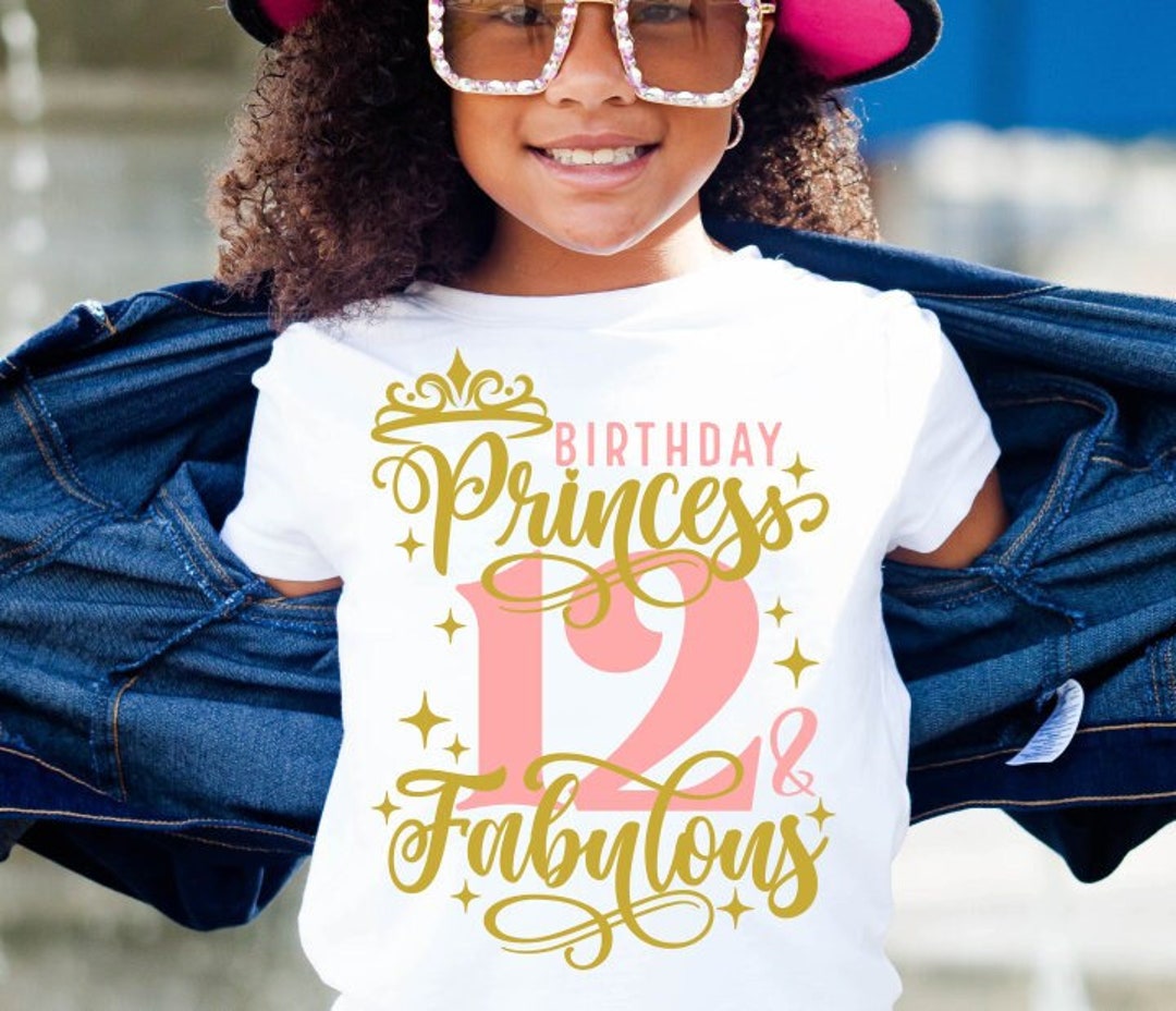 12th Birthday SVG PNG PDF, 12th Birthday Svg, Birthday Svg, 12th ...