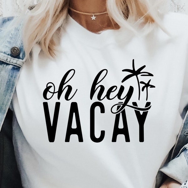 Hey Vacay Svg - Etsy