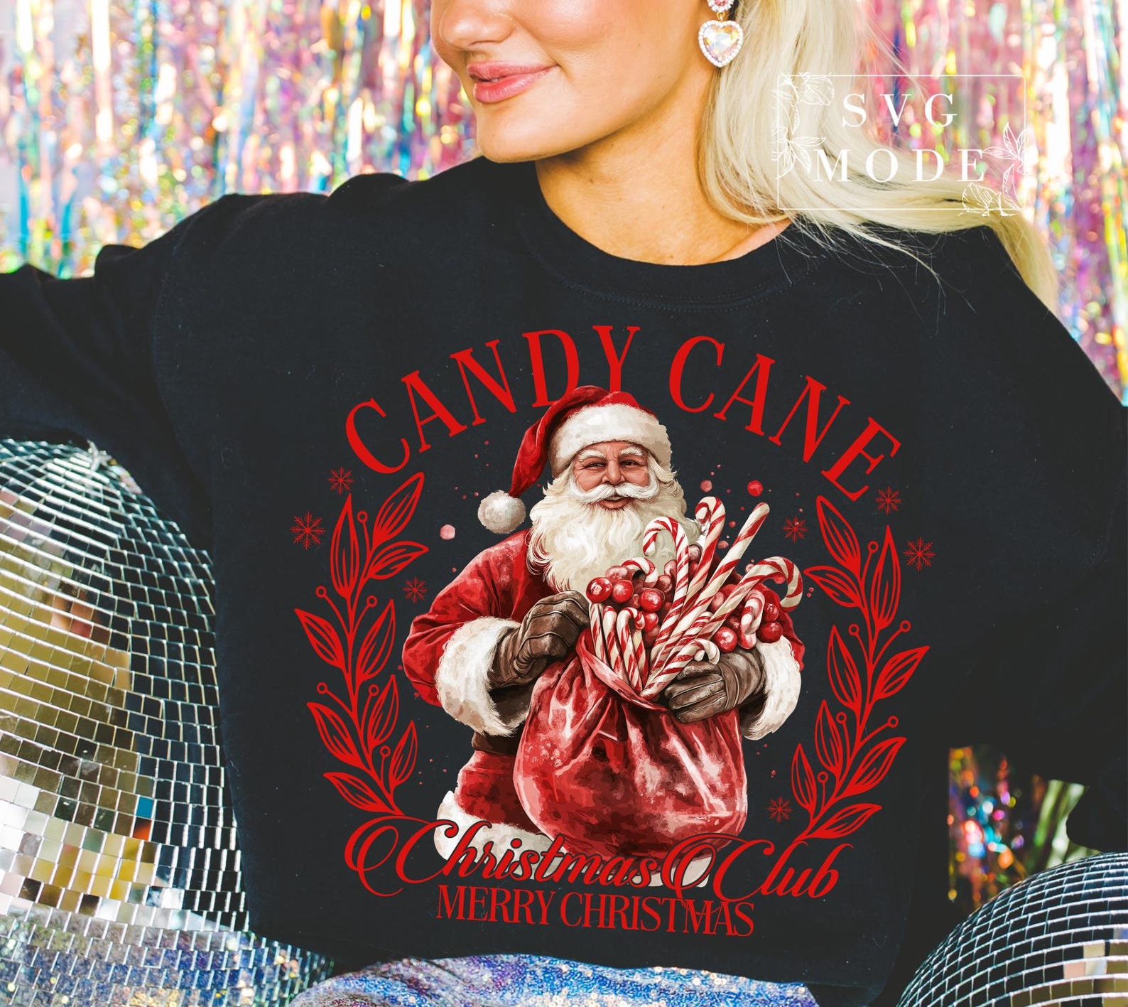 Candy Cane Christmas Club Png, Christmas Season Png, Joy to the World ...