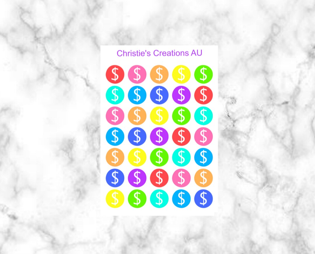 Round Dollar Sign Icons - Multi Colour, Functional, Mini Icons, Small ...