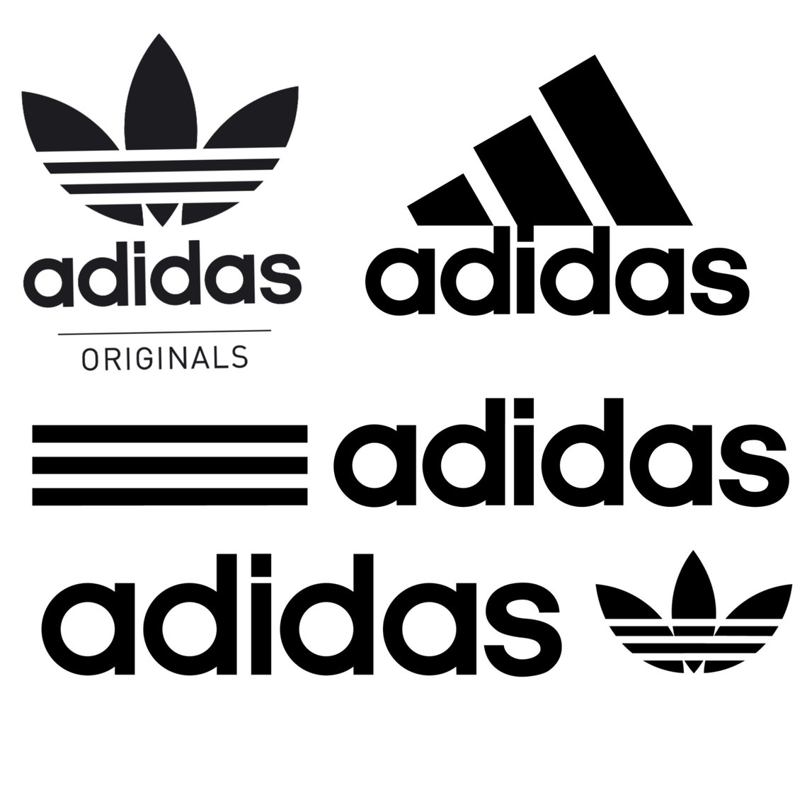 Paquete de svg ADIDAS / marca svg / Adidas diseño de circuito | Etsy