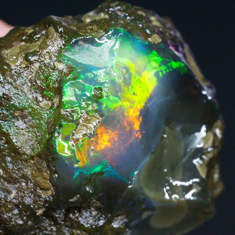 Raw Fire Opal - Etsy